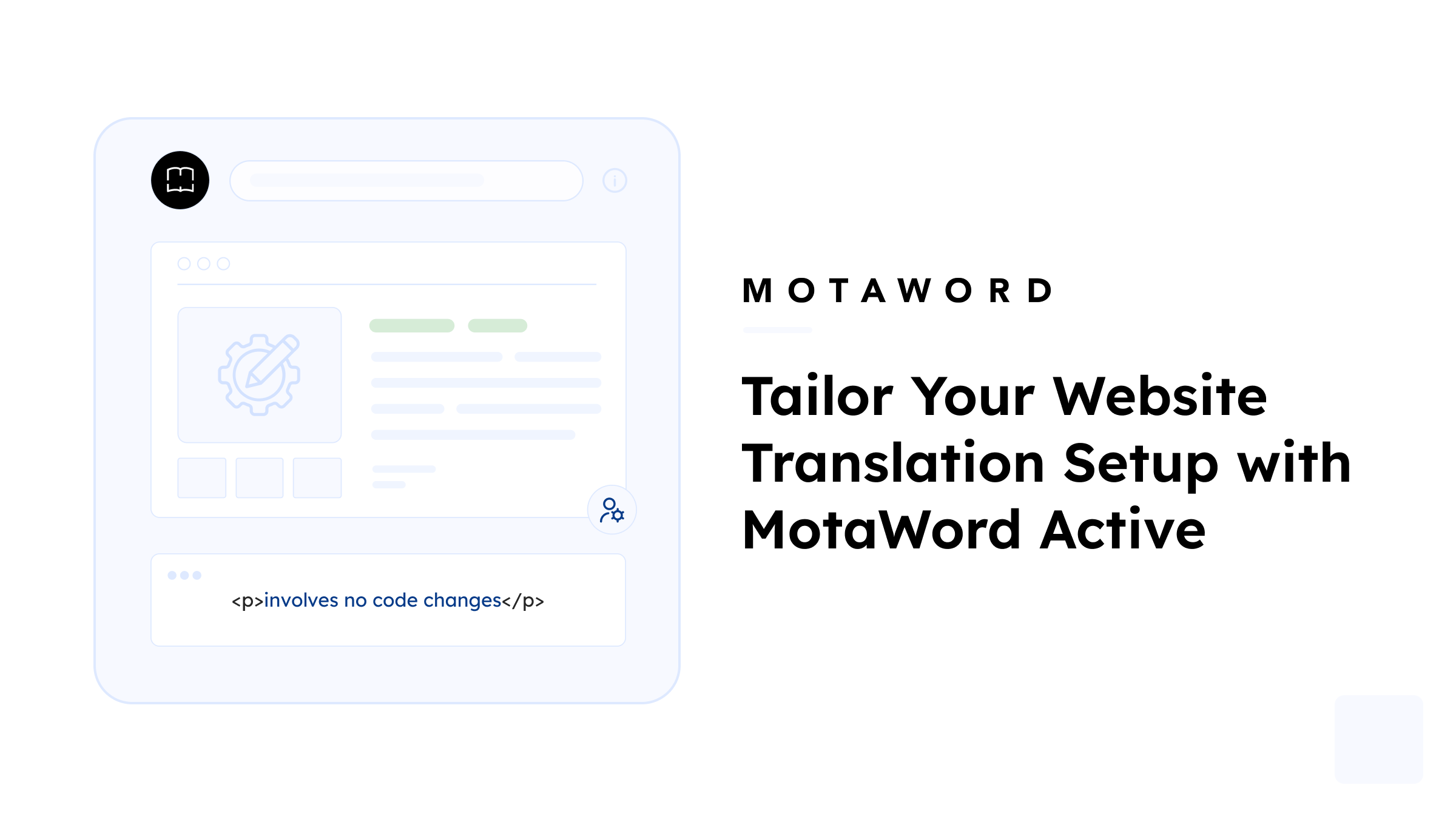 Customize Your Website Translation — Widget, URLs & More | MotaWord Active
