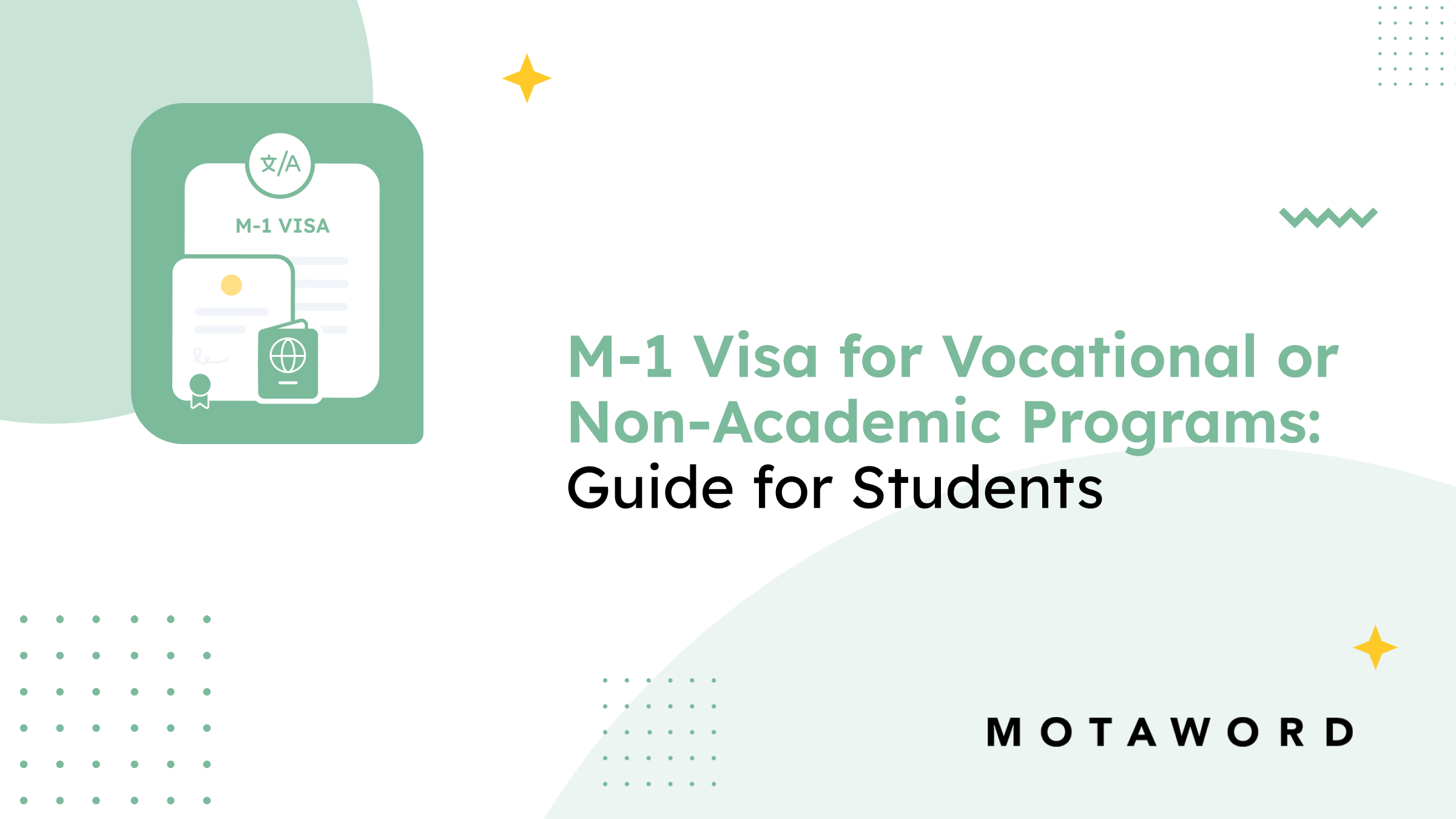 M-1 Visa: Guide for Non-Academic Program Students