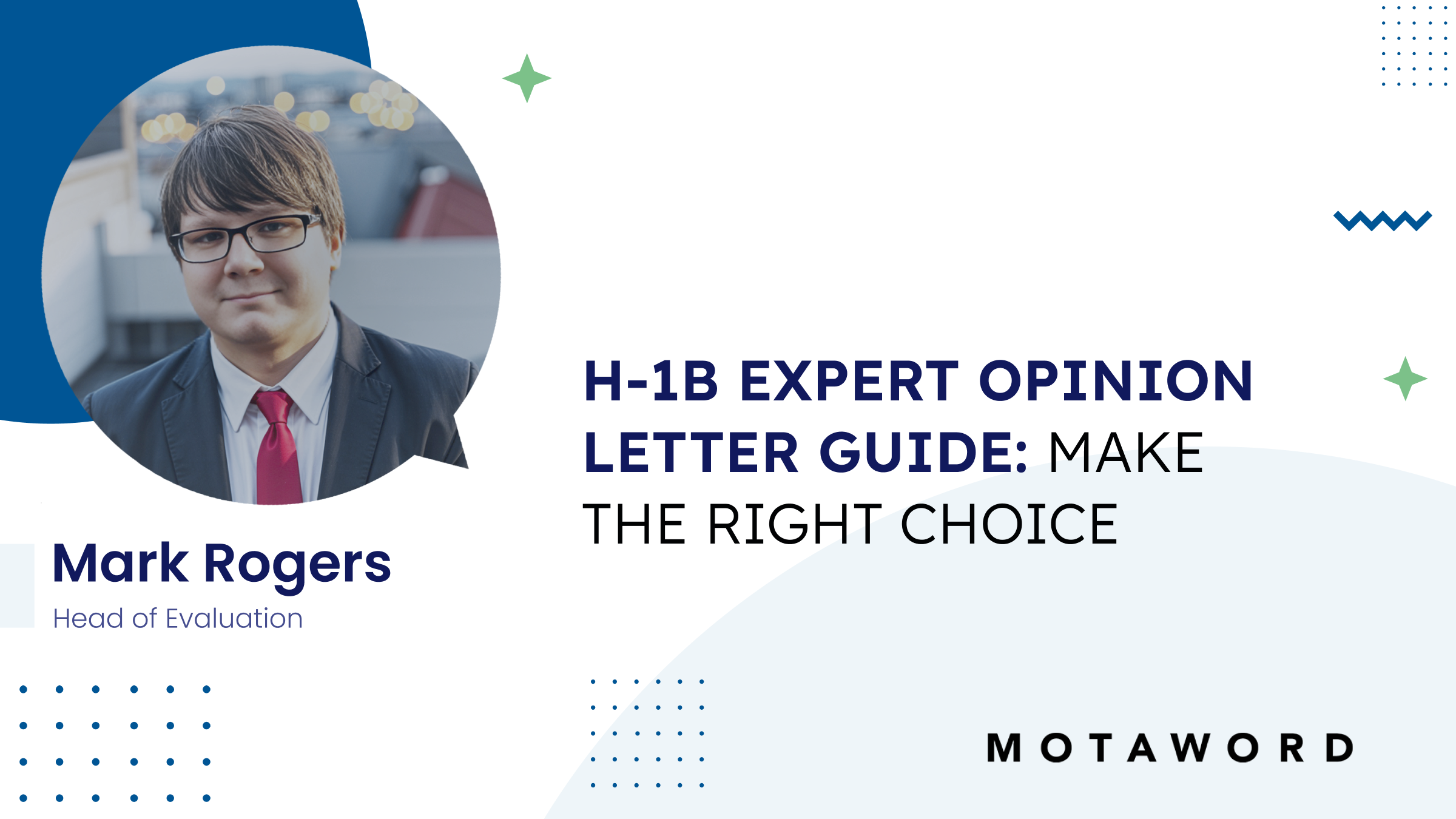 Cómo elegir la carta de opinión correcta de un experto en H-1B