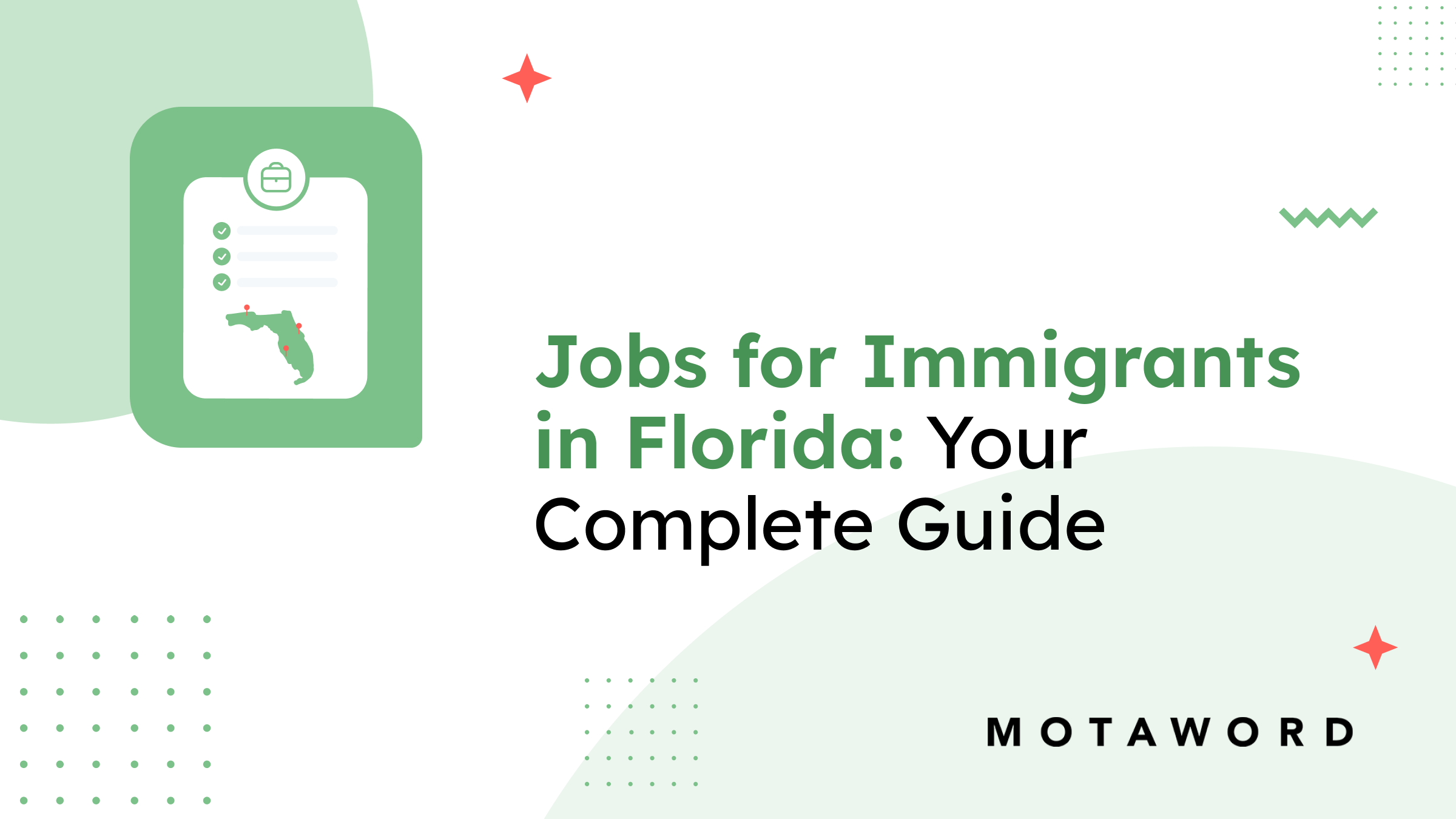 Inmigrantes en Florida: Principales oportunidades laborales para explorar